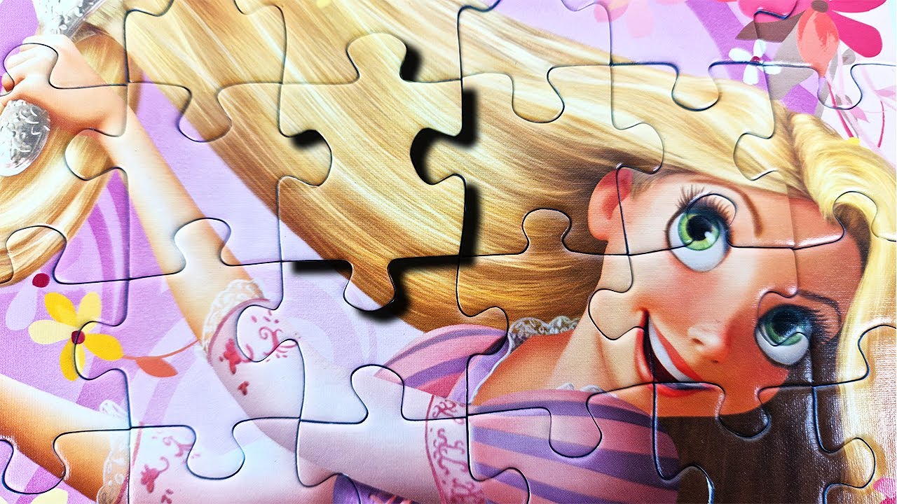 Rapunzel Puzzle for Girls 💖 Satisfying Disney Puzzle - YouTube