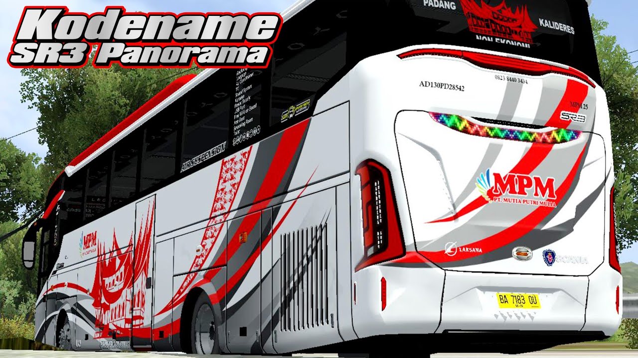 Kodename SR3 Panorama THIEN X KPH X NAJAKU. Livery MPM. Bussid v4.2 ...