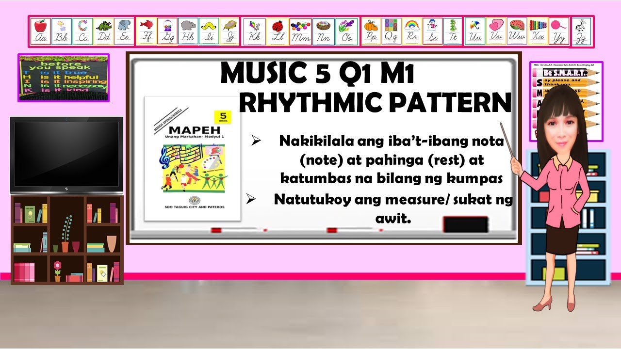 MUSIC 5 QUARTER1 MODULE1 RHYTHMIC PATTERN - YouTube