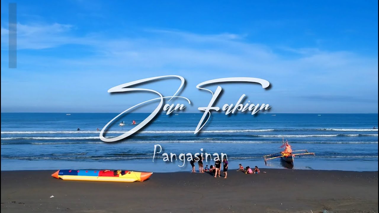 San Fabian Beach Pangasinan, Philippines - YouTube
