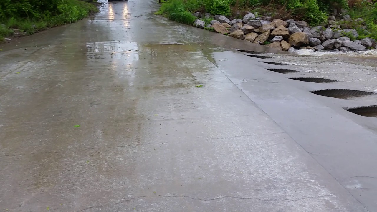 Line Creek Trail low water crossing - YouTube