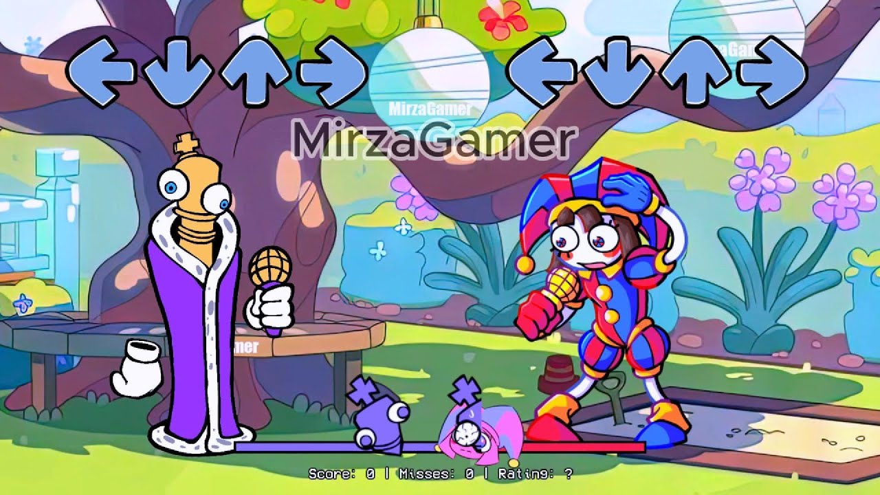 FNF NEW Kinger VS NEW Pomni | Amazing Digital Circus Episode 2 | Sings ...