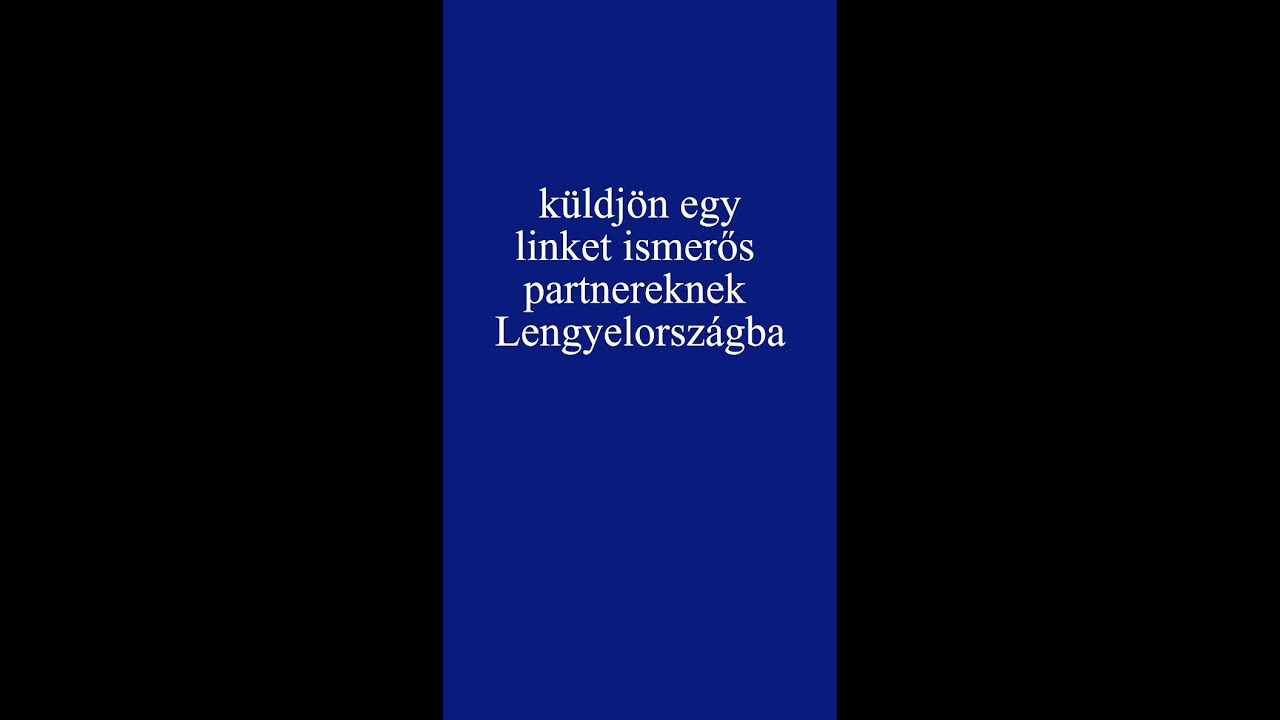 küldjön egy linket ismerős partnereknek Lengyelországba - YouTube