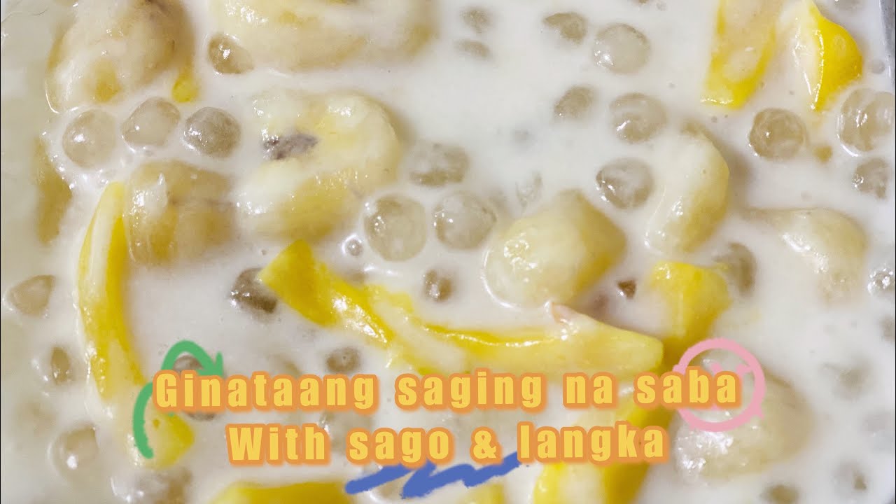 Ginataang Saging With Sago & Langka | JAZ Goodies - YouTube
