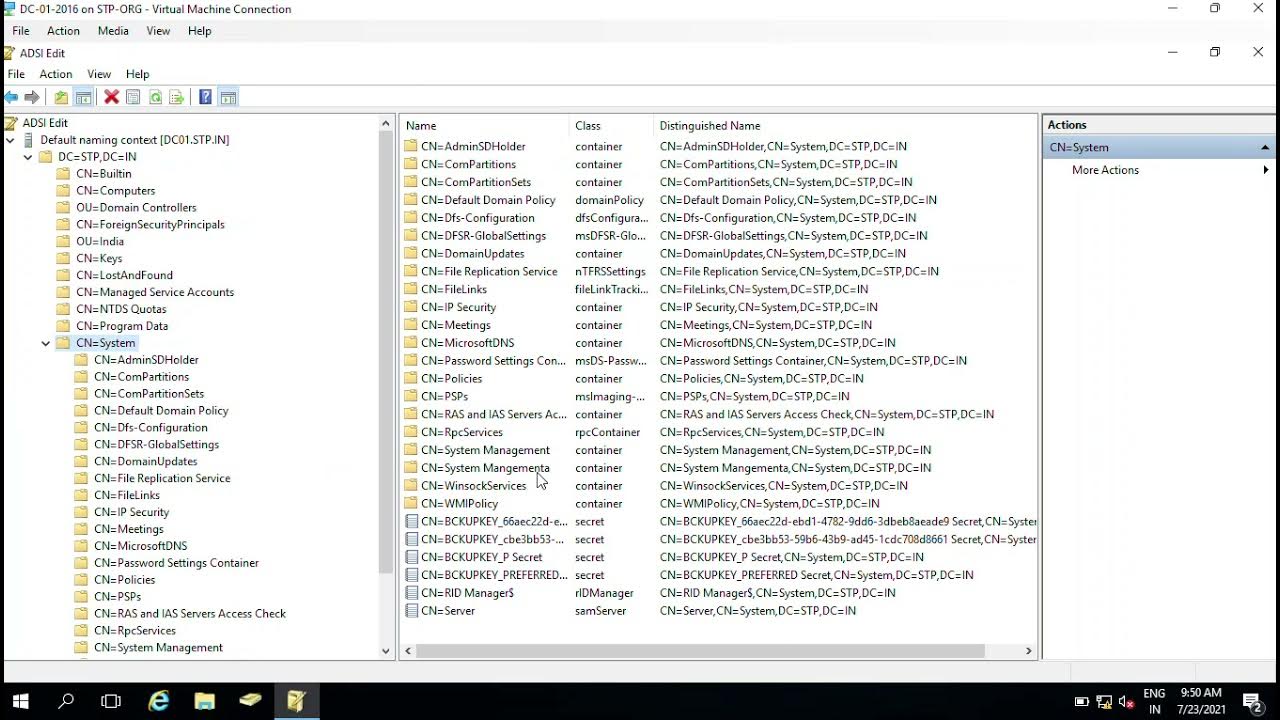 Lecture 4 How to Create the System Management Container For SCCM - YouTube