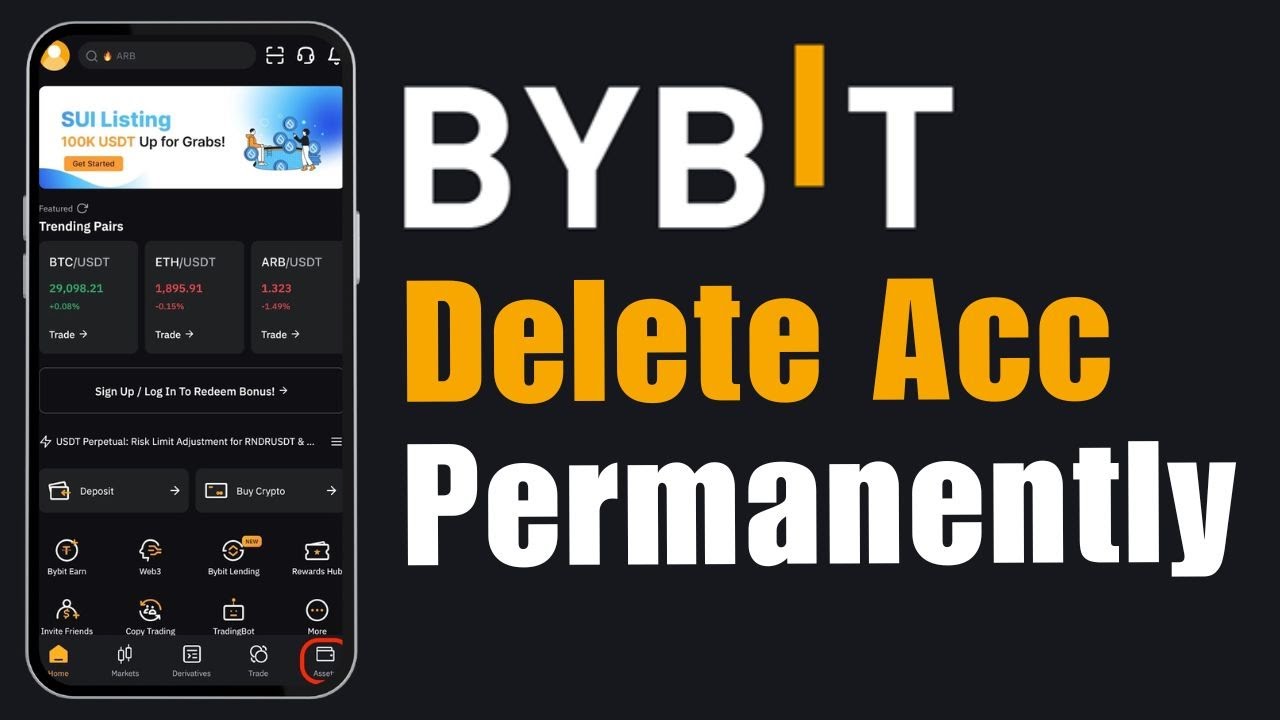 How to Delete Bybit Account Permanently ! 2024 - Close Bybit Account - YouTube