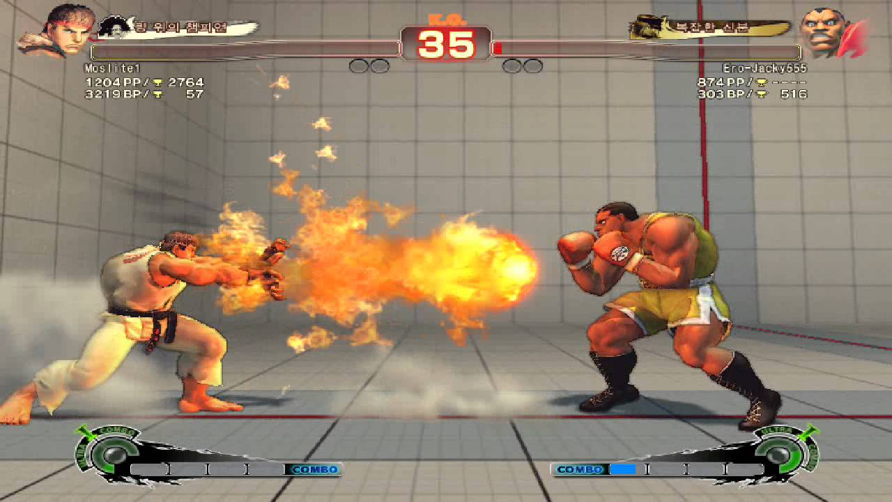 울트라 스트리트 파이터 4 배틀: Ryu vs Balrog - YouTube