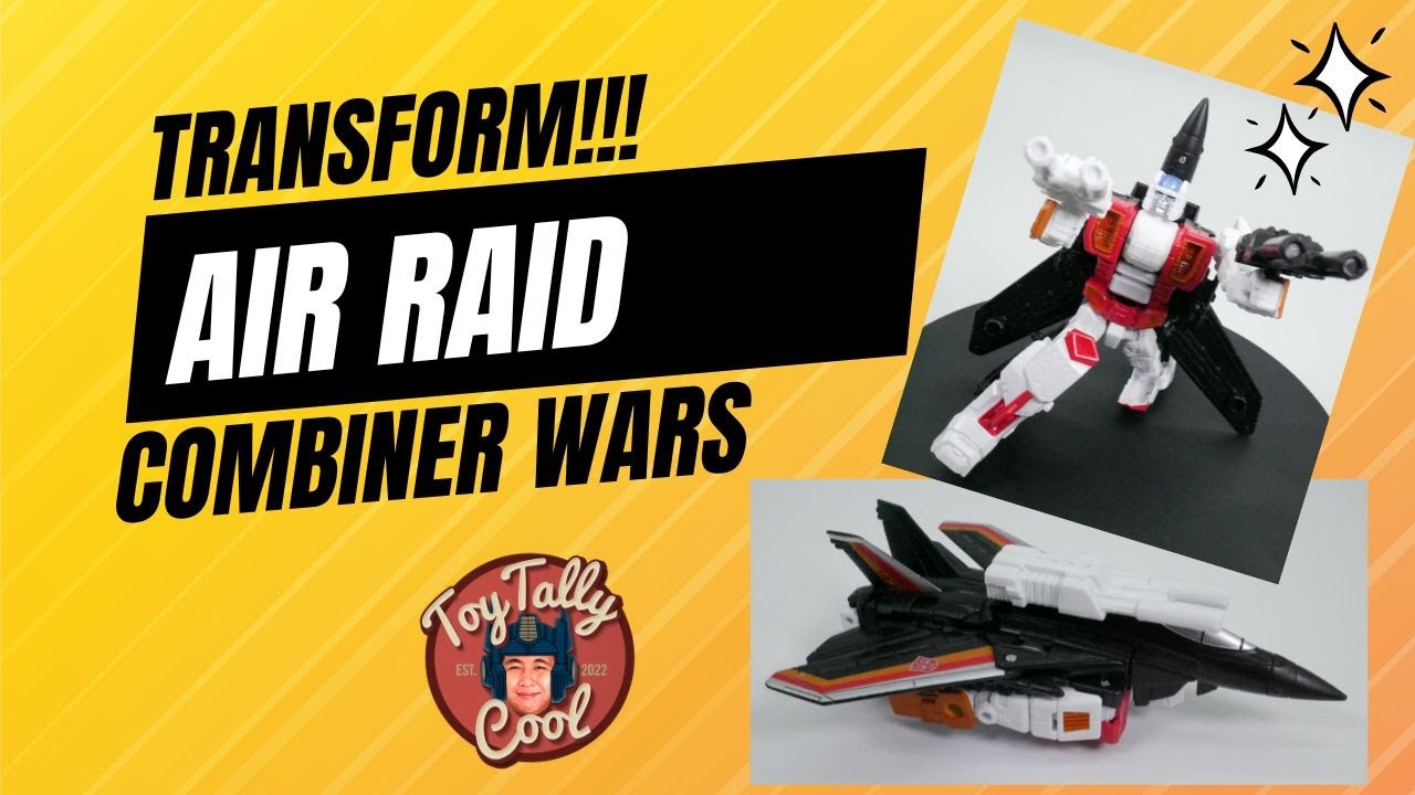 Air Raid Transformation Guide Part 3 of 6 of the Combiner Wars ...