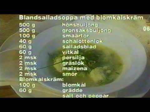 Claes Nordsäter lagar bladsalladsoppa.