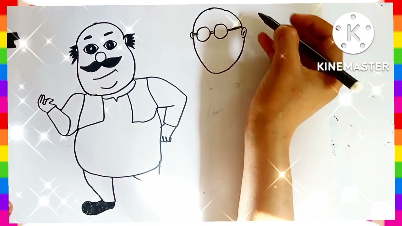 How to Draw Motu Patlu - Easy Step by Step Guide|motu patlu ki jodi# ...