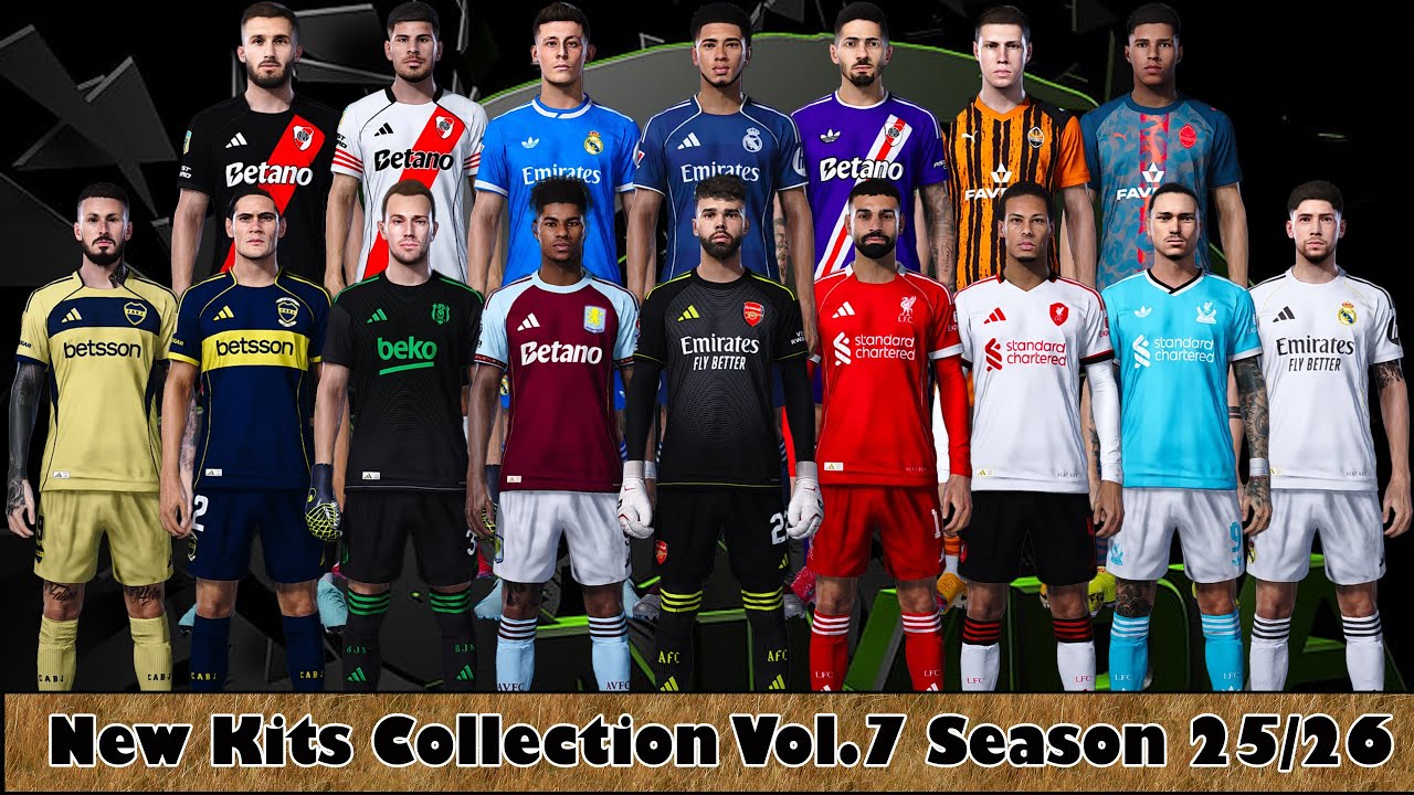New Kits Collection Vol.7 Season 25/26 - PES 2021 & Football Life 2025 ...