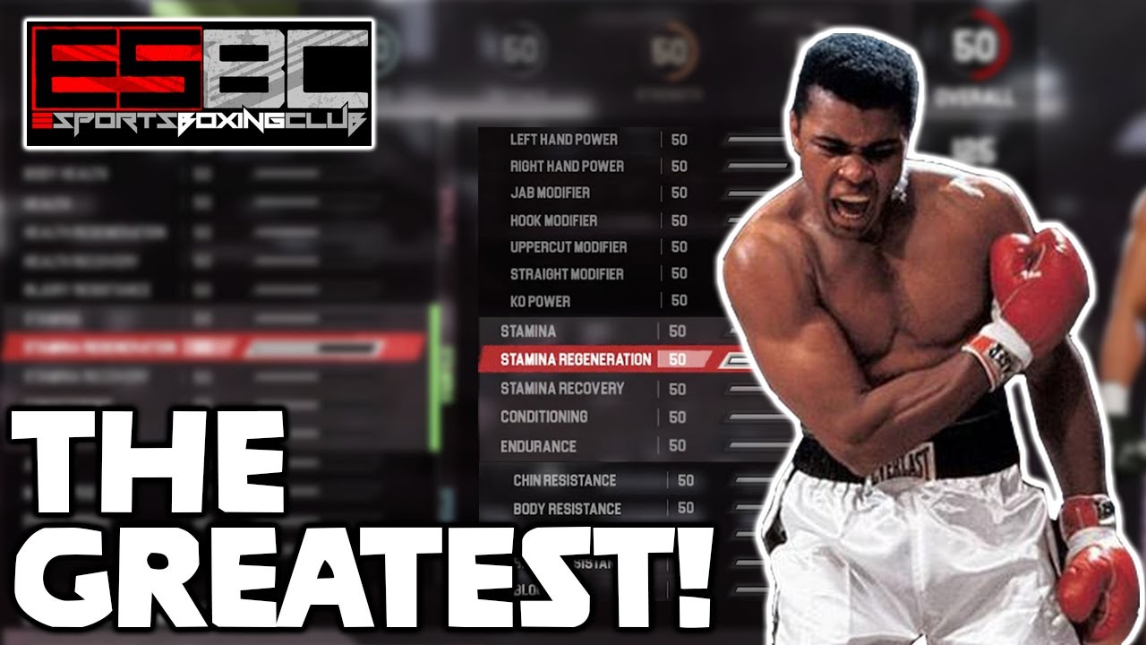 ESports Boxing Club - What will *Muhammed Ali's* stats be in ESBC ...