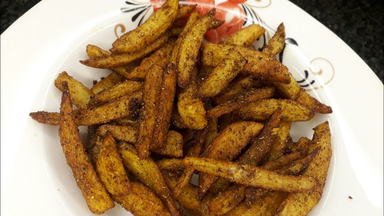 |Masala french fries| |manahil in the kitchen| |masala french fries ...