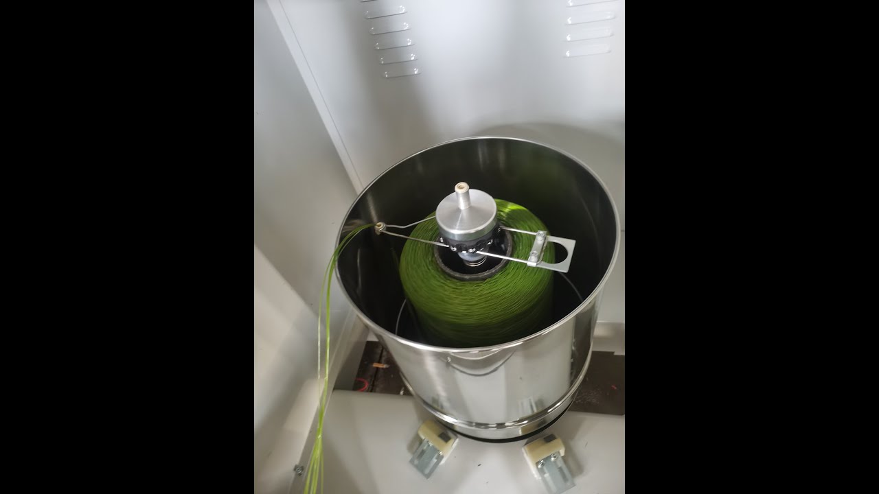 Yarn twisting twister TFO two for one two-for-one first twisting second ...