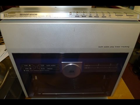 SHARP RP-114 Optonica Vertical Vinyl Record Player. Service, Repair ...