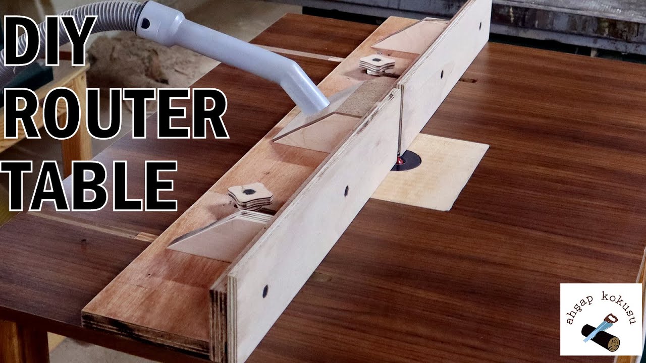 DIY Router Table Build - Part 2 / Freze Tezgahı Yapımı - 2 Bölüm - YouTube