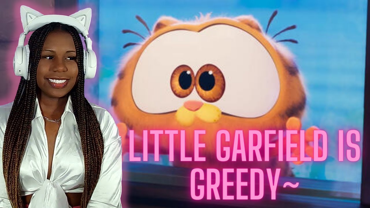 Little Garfield Is Greedy~ - The Garfield Movie Trailer Reaction - YouTube