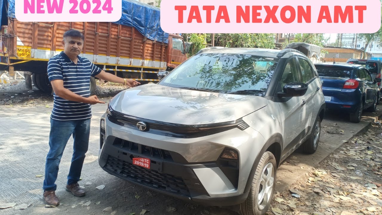 All New 2024 Tata Nexon Pure AMT 1.2 Petrol | VFM Automatic Detailed ...