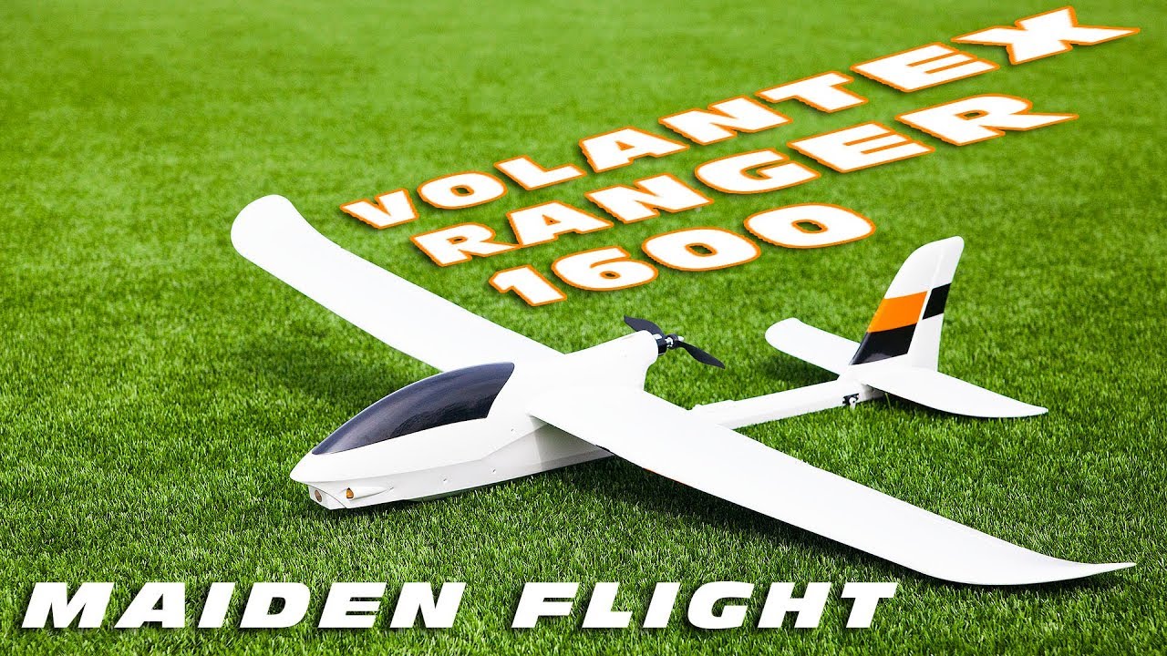 The Volantex Ranger 1600 - Part 1: Maiden Flight! :) - YouTube