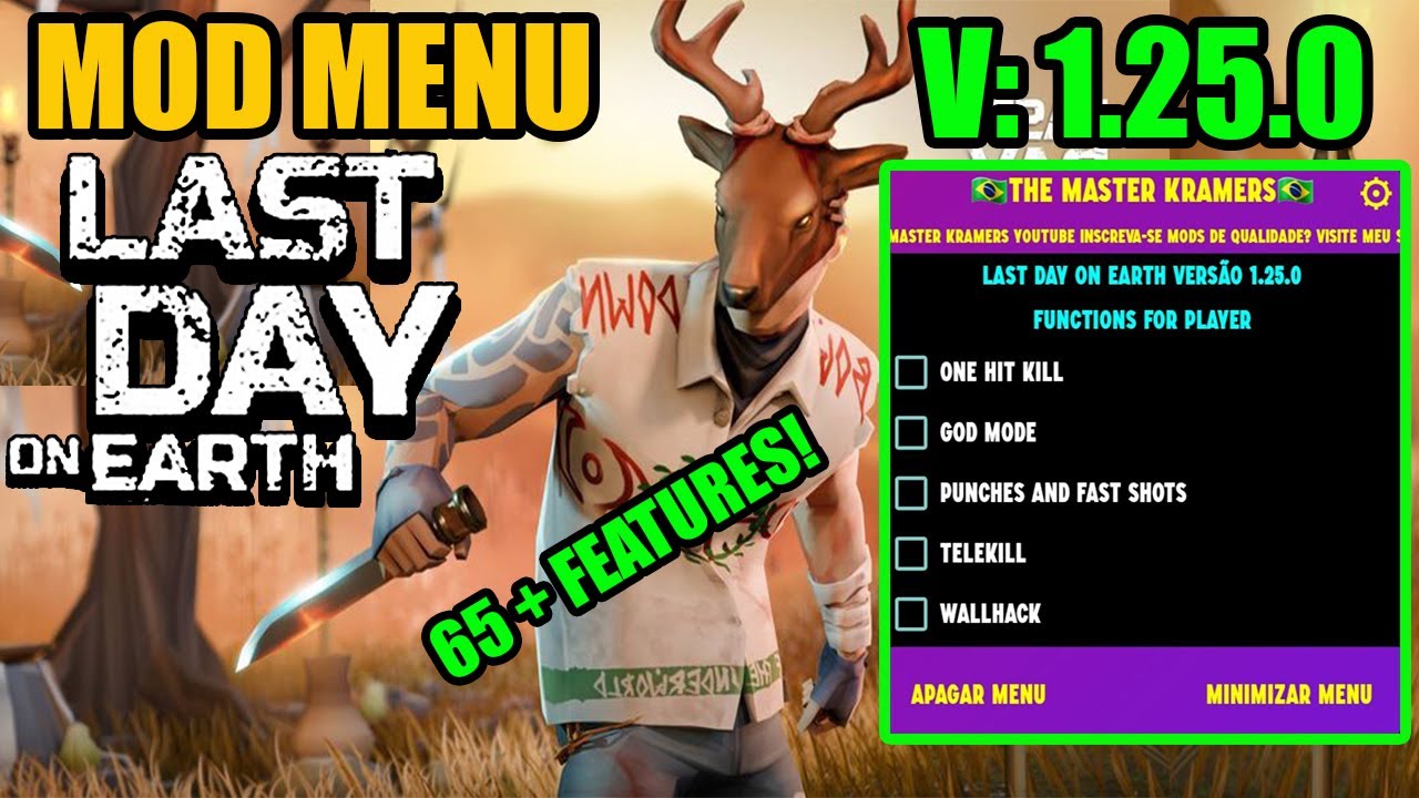 LAST DAY ON EARTH MOD MENU v1.25.0 NOVA ATUALIZAÇÃO DOWNLOAD! - YouTube