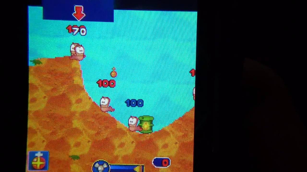 Worms (mobile) часть1 - YouTube