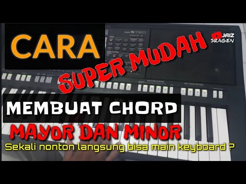 CARA MUDAH BELAJAR CHORD ATAU KUNCI DASAR KEYBOARD ATAU PIANO MINOR DAN ...