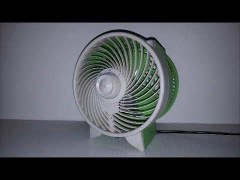 Duracraft 7-inch Green Desk Fan - YouTube