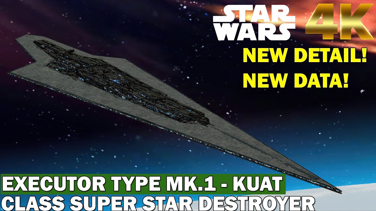 Star Wars: Super Star Destroyer Class Executor Mark I - Kuat 4K - YouTube
