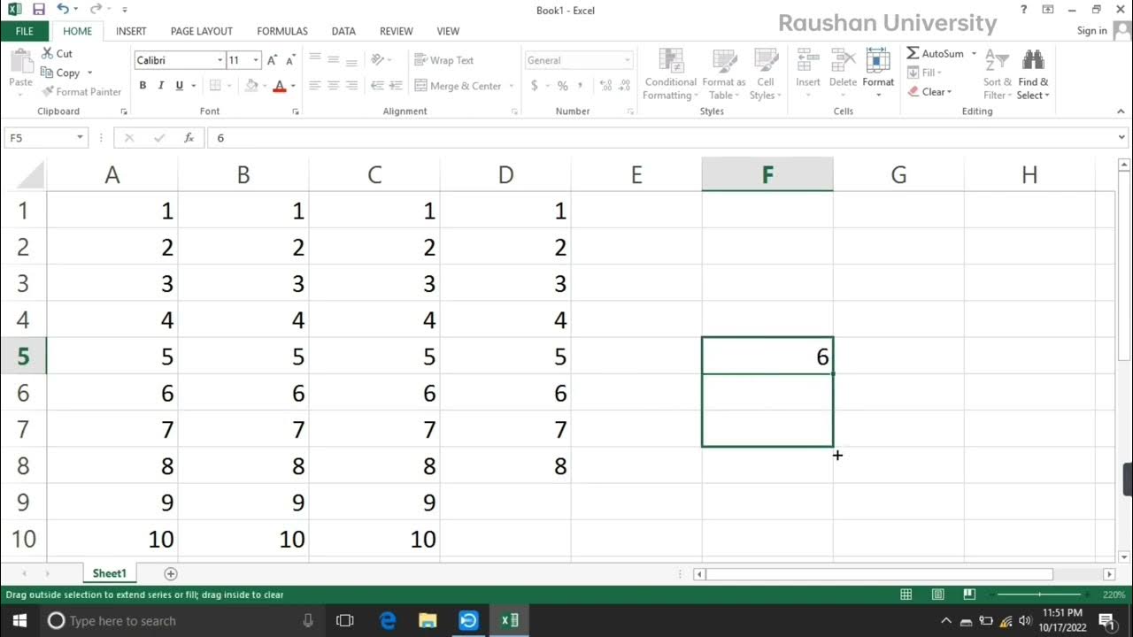 5 Methods To Generate Serial Numbers in Excel - YouTube