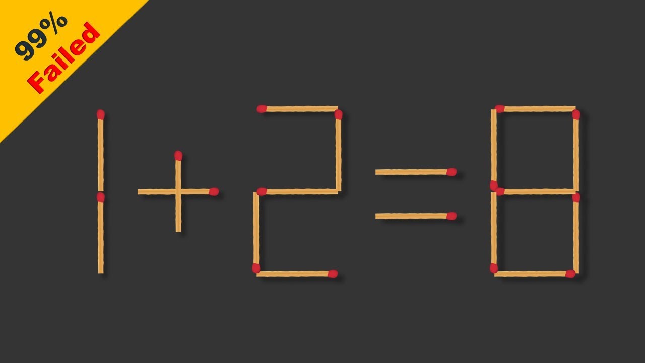 🧠 Mind Blowing Matchstick Puzzles to Test Your Intellectual Capacity ...