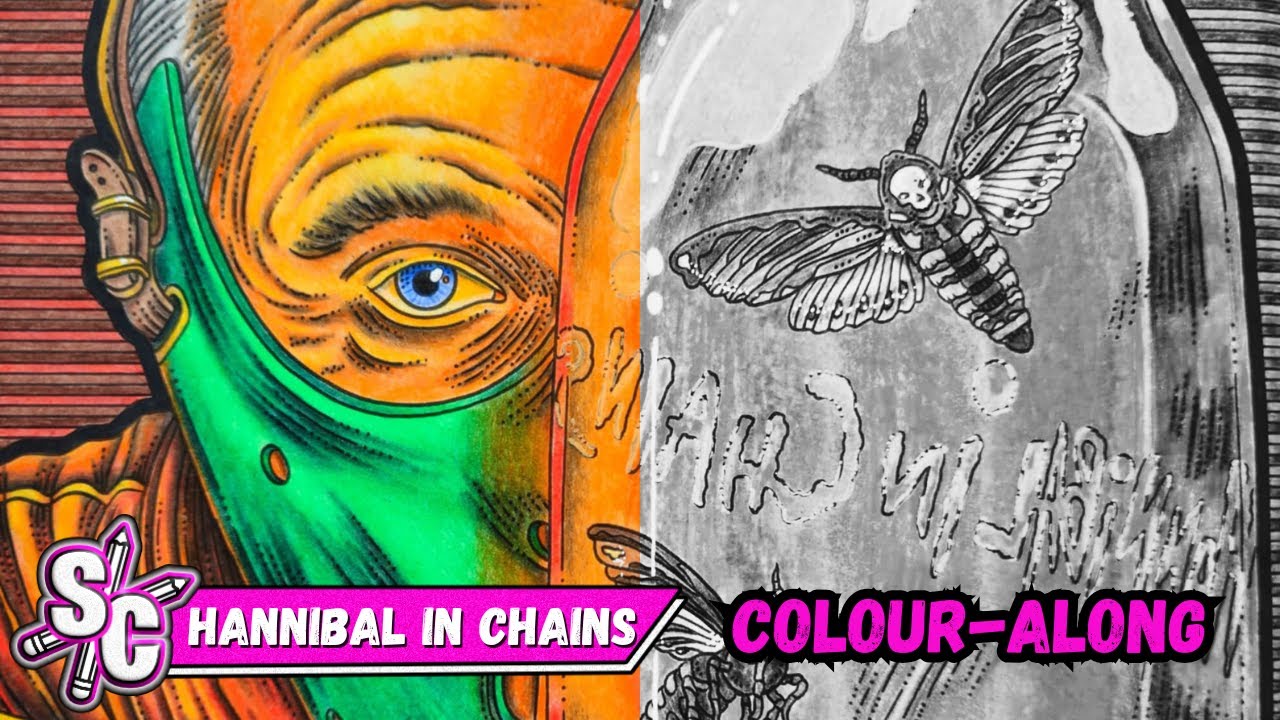 Colour-Along HANNIBAL IN CHAINS The Beauty of Horror VII 7 By Alan ...