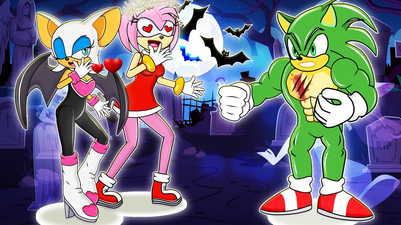 Fight For Love - Amy Rose Vs Rouge The Bat War | Sonic The Hedgehog 2 ...