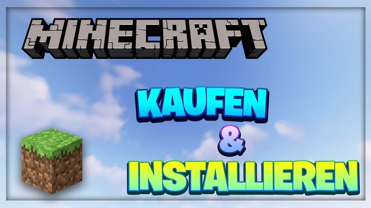 MINECRAFT Kaufen und Installieren - für Anfänger!👍 | 2023 - YouTube