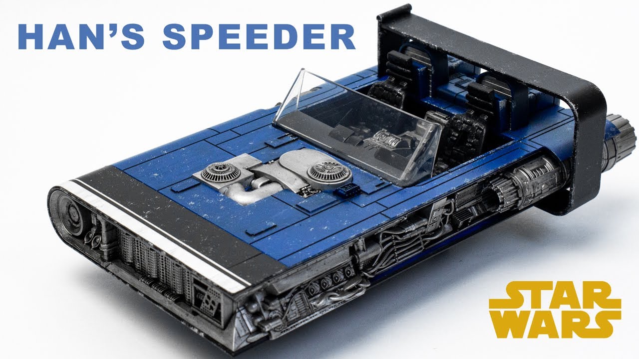 STAR WARS Han Solo's Landspeeder Scale Model | Revell 1/35 Scale - YouTube