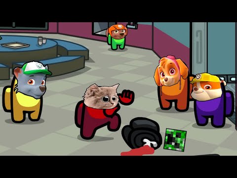 (Peppa Pig and Paw Patrol) Among Us distraction dance animation