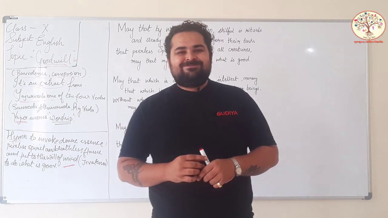 CLASS-10 || ENGLISH || LESSON-1|| GOODWILL ||POEM EXPLANATION ...