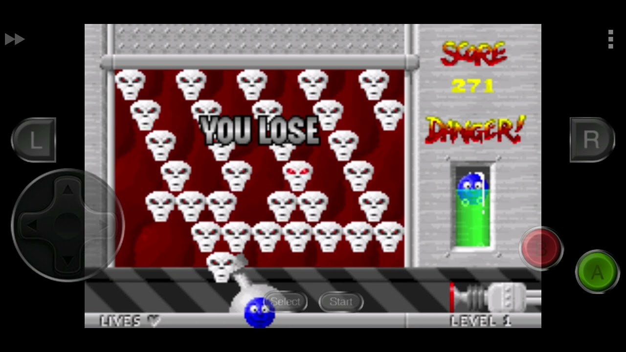 Snood (Game Boy Advance): Game Over - YouTube