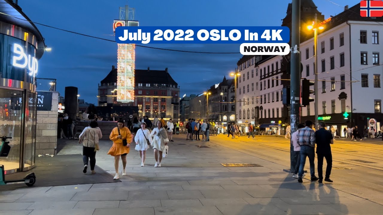 Oslo Norway 🇳🇴- July - 2022 - 4K60fps-HDR Walking Tour - YouTube
