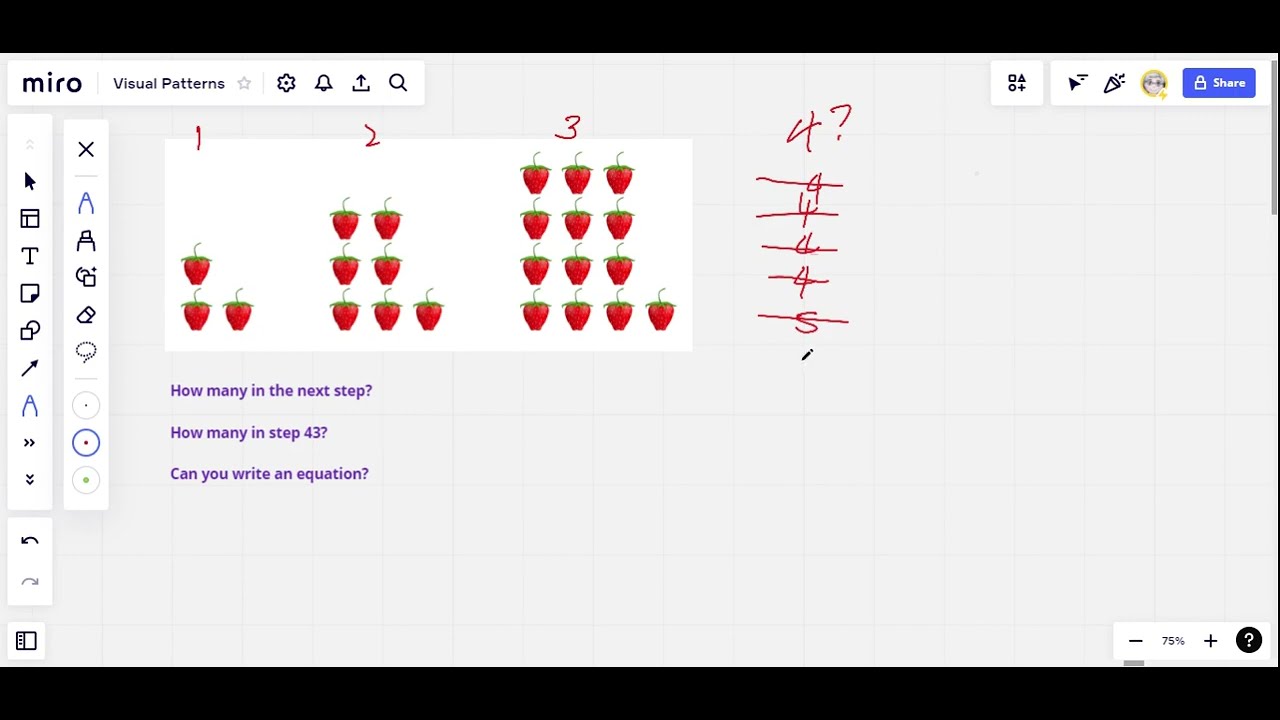 Visual Pattern Challenge 58 - hard! - YouTube