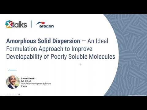 Amorphous Solid Dispersion — An Ideal Formulation Approach to Improve Developability - YouTube