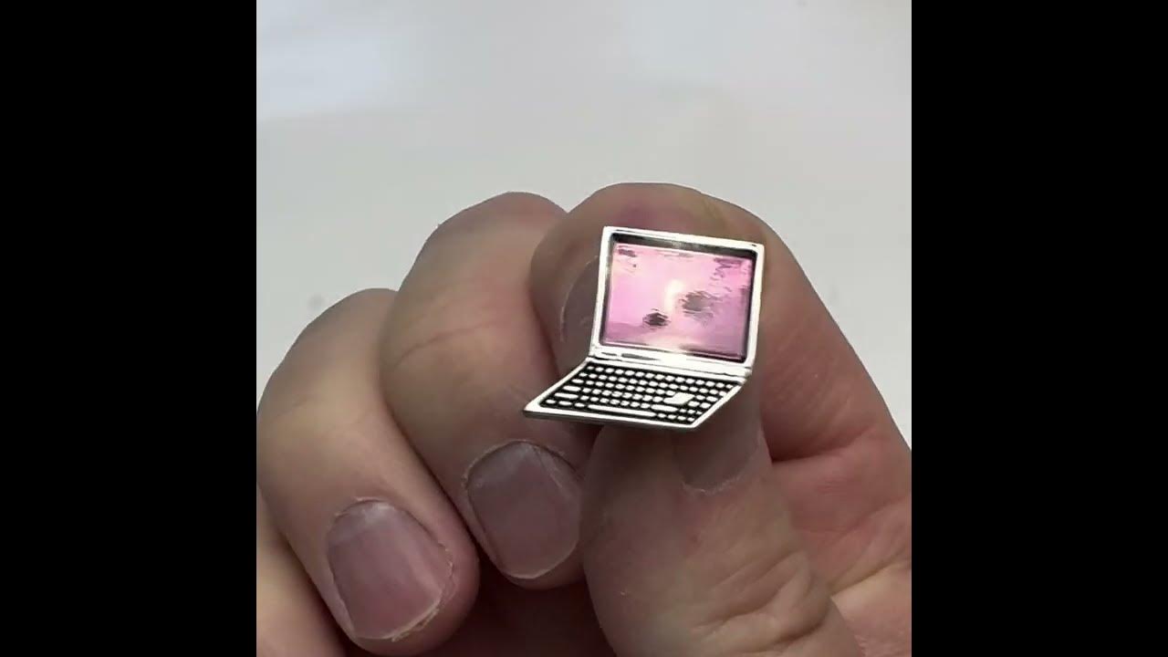 Laptop Computer Lapel Pin Tech Gift Computer Nerd Enamel Pin #computer #laptop #lapelpin # ...