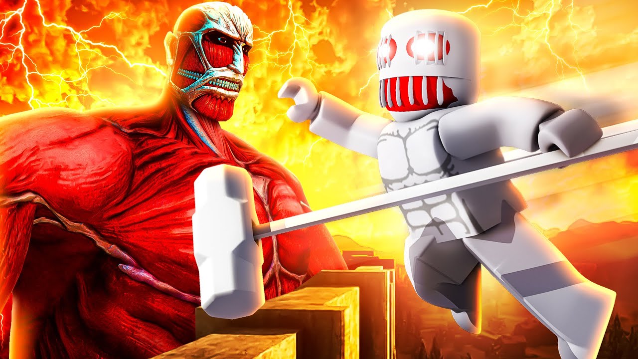 Becoming WARHAMMER TITAN from ATTACK ON TITAN in ROBLOX - YouTube