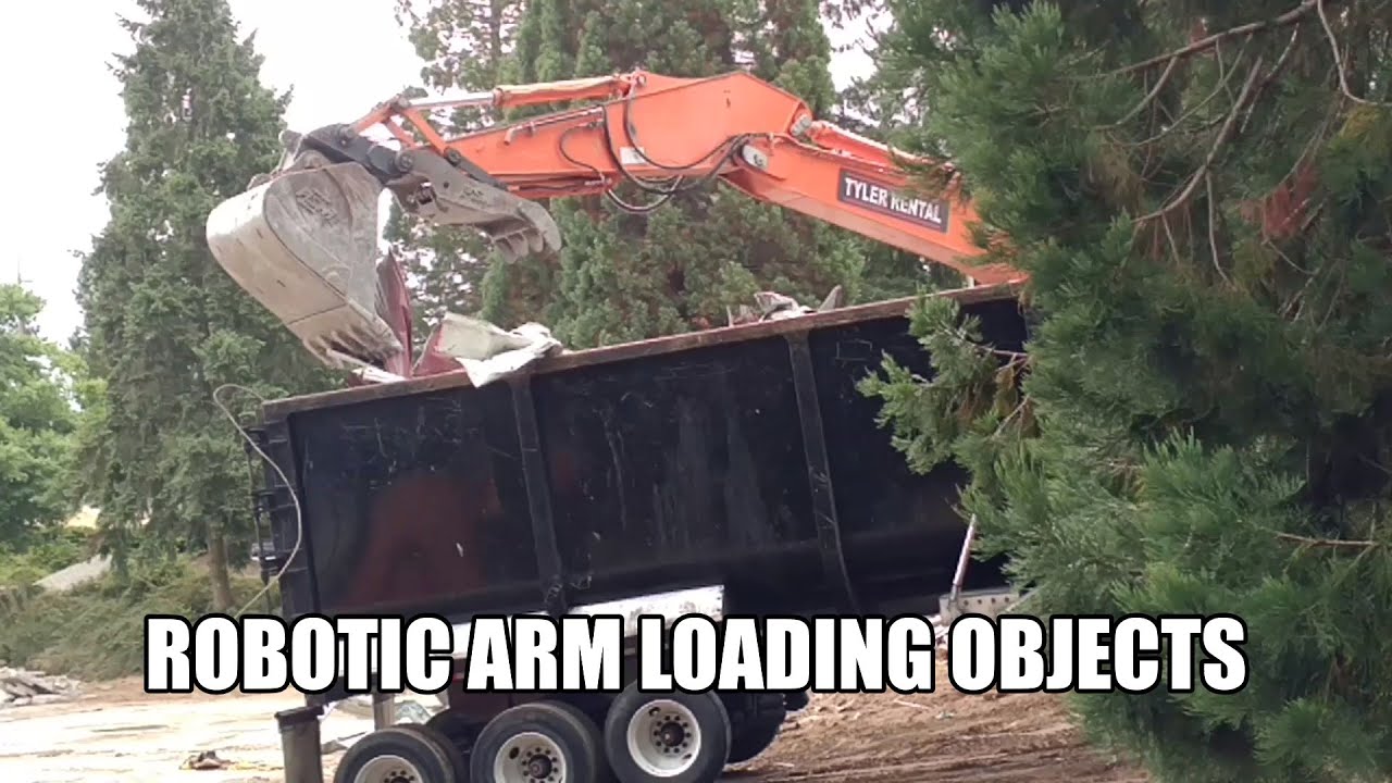 FUN to WATCH! Excavator ROBOTIC ARM In Action - YouTube