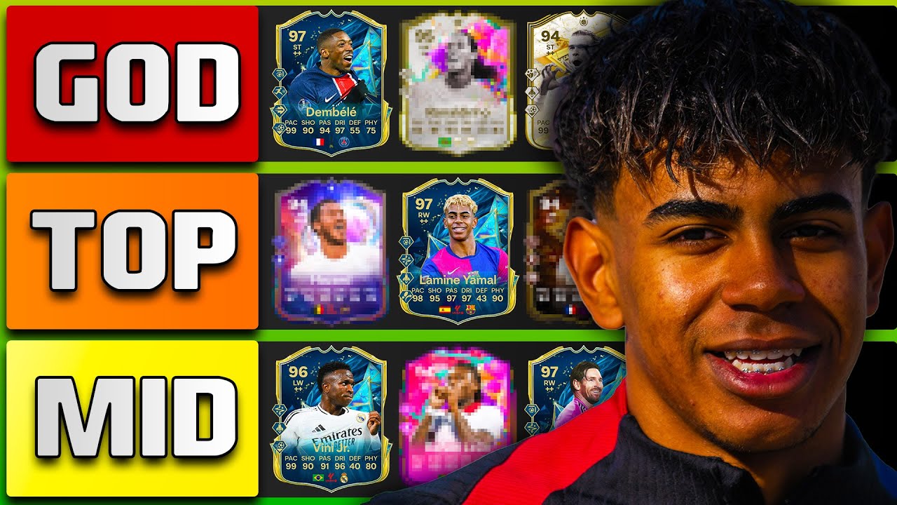 *NEW* Ranking the BEST LW & RWs 🔥 FC 25 Ultimate Team Tier List - YouTube