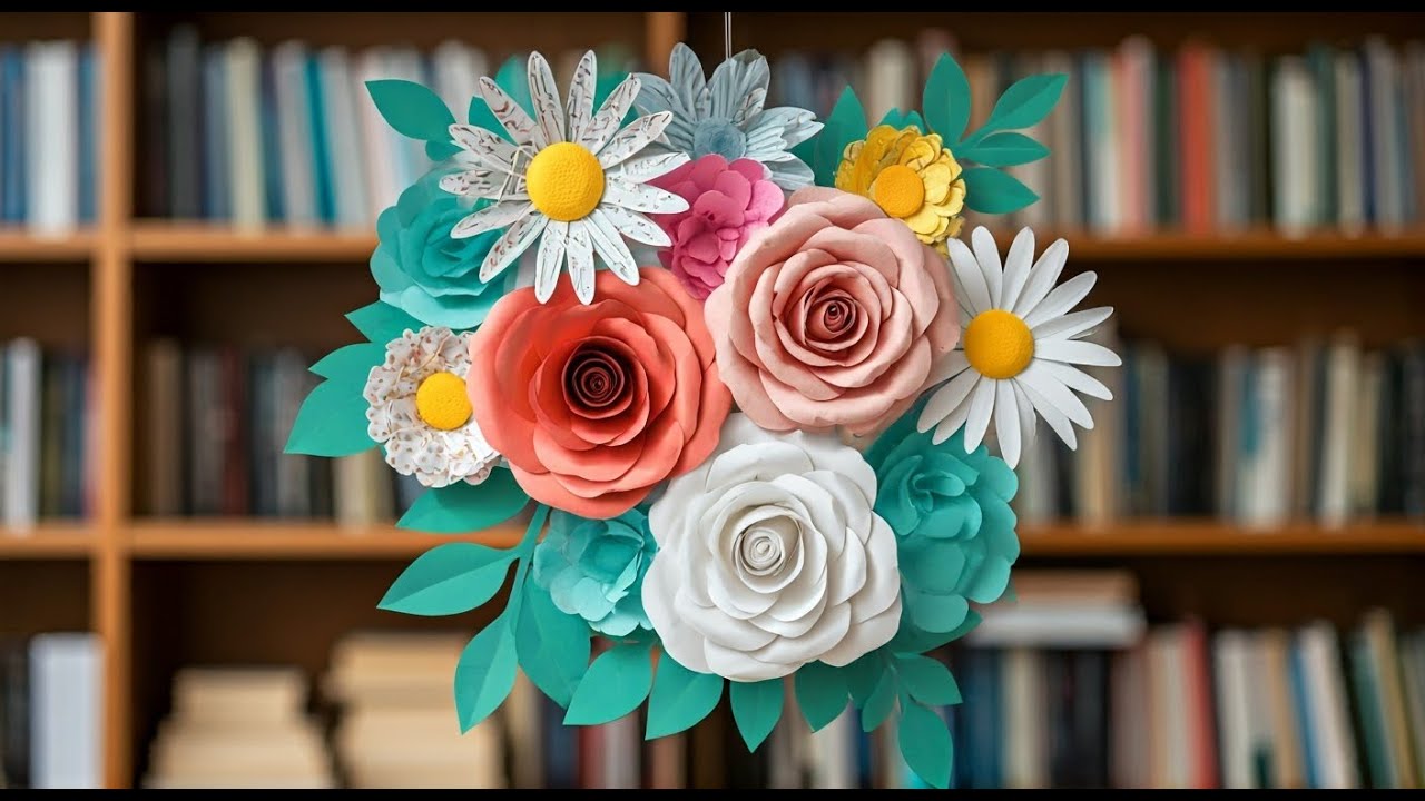 Craft Gorgeous Paper Flower Bouquets for Every Event//diy// - YouTube