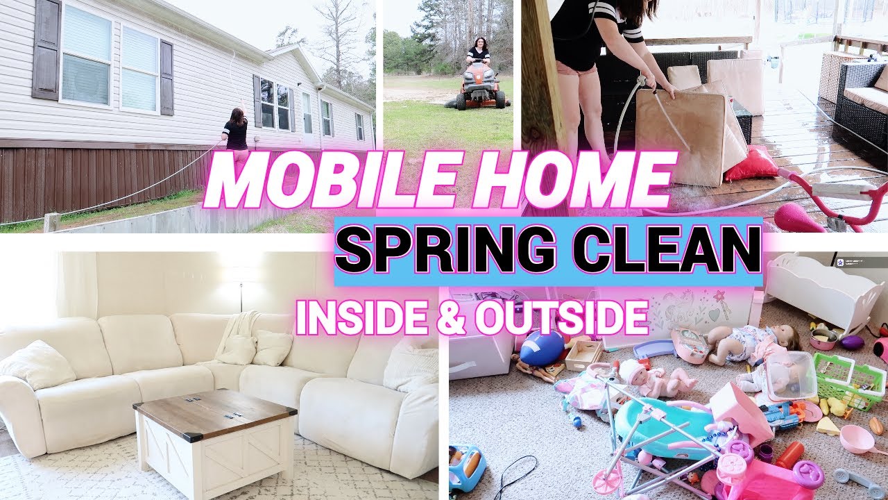 Mobile Home Spring Clean Inside & Outside/Cleaning motivation/Deep ...