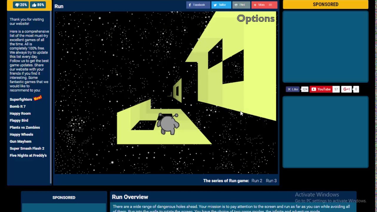 Run 1 Full GamePlay WalkThrough by DingKul - YouTube