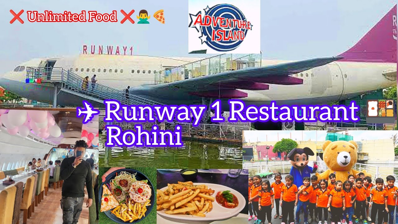 Runway 1 ' Airplane ️ Dinning " Adventure Island" 🍱 Metro Walk Mall "🌈☃ ...