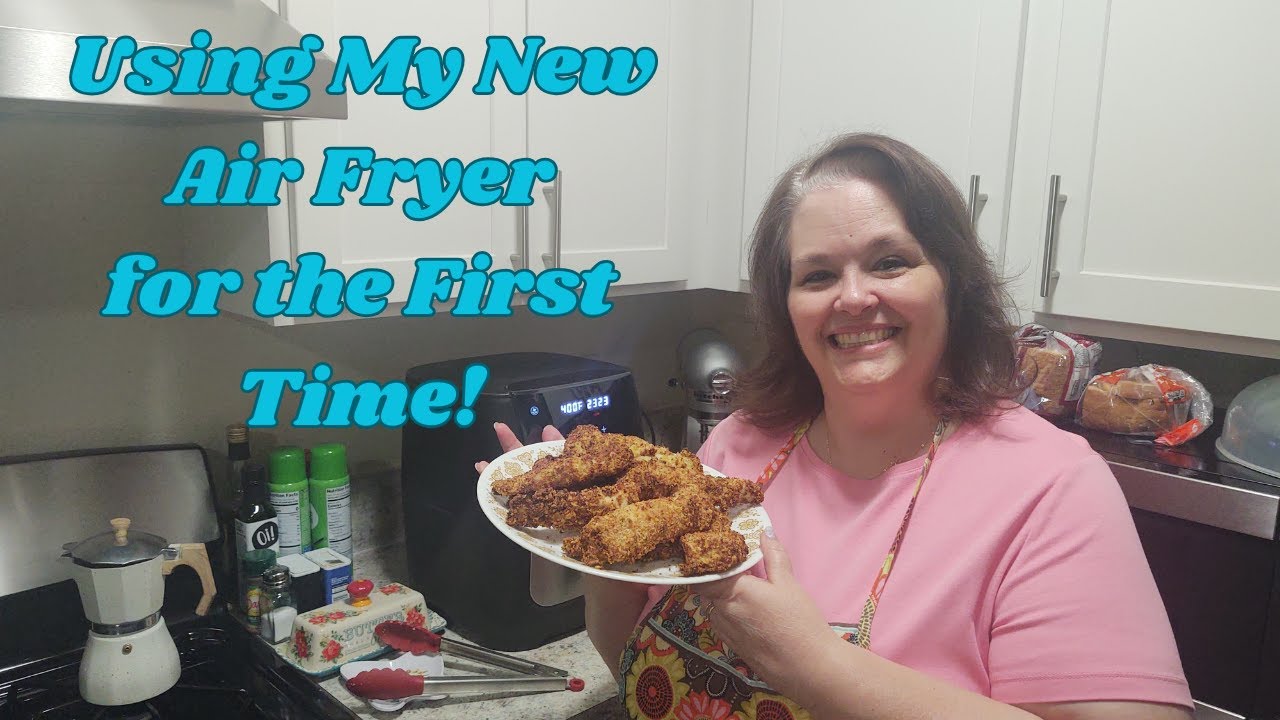 First Time Using Air Fryer / Parmesan Chicken Tenders - YouTube