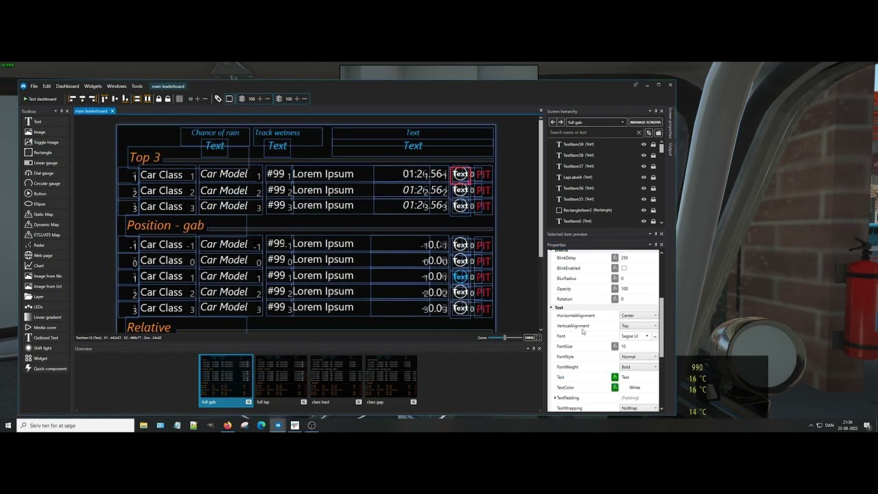 Simhub - quick guide to edit overlay for adding tire compound symbol to ...